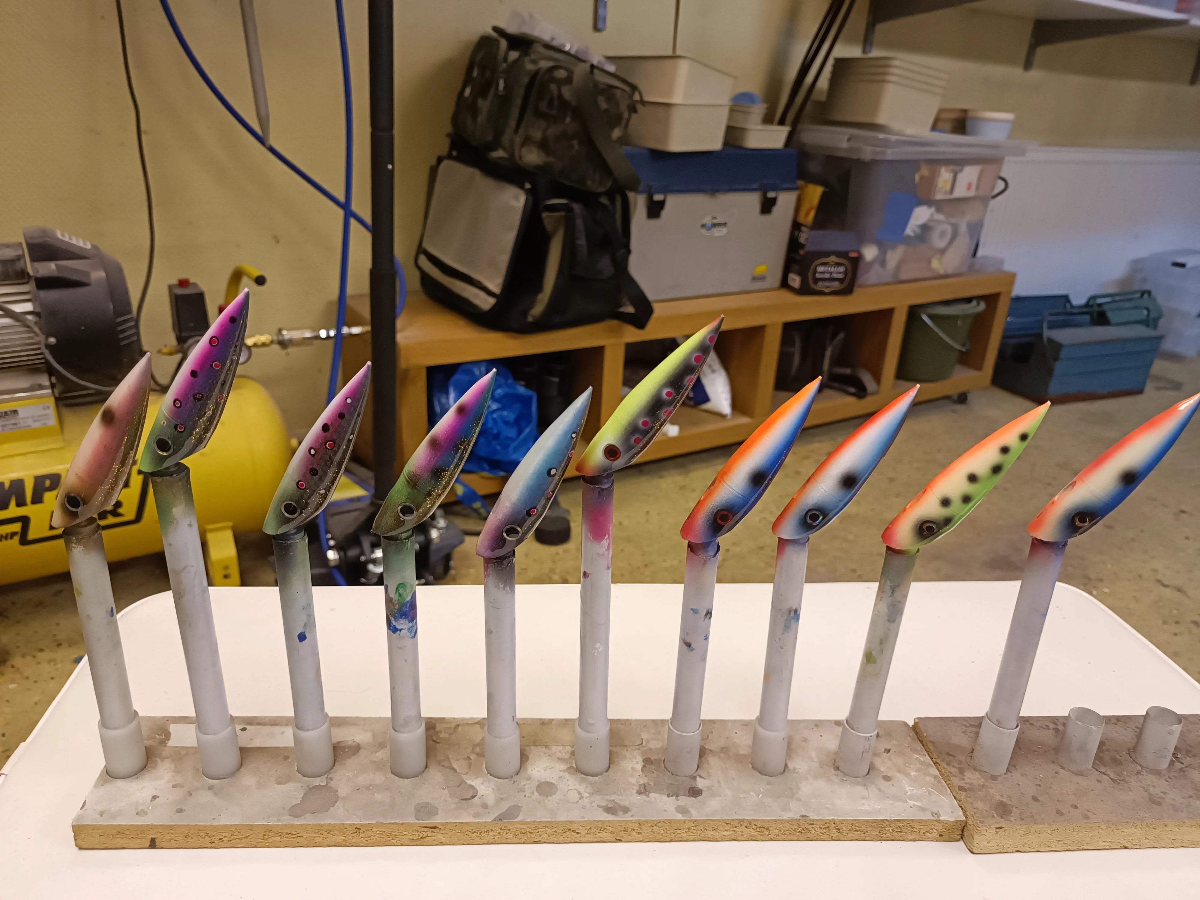 Manistee, Lake Michigan Salmon tackle and Salmon Buster spoons with ...